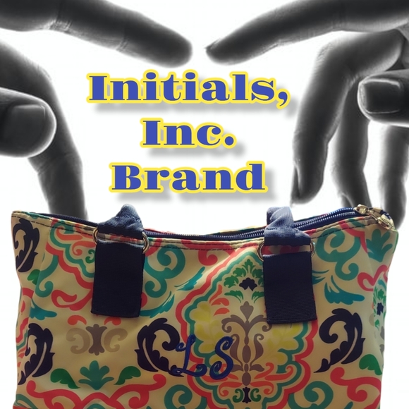 Bags | Initials Inc Brand Purse Embroidered With Initials Ls | Poshmark